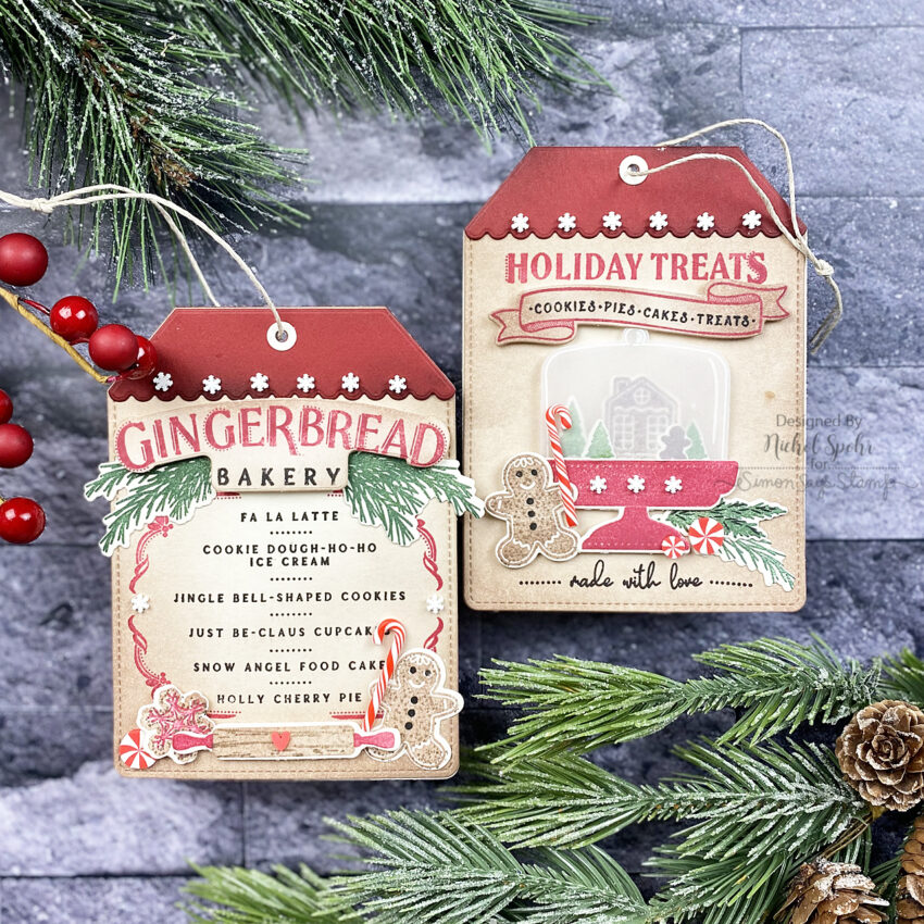 YouTube Live Replay | Gingerbread Bakery Gift Tags – Nichol Spohr LLC