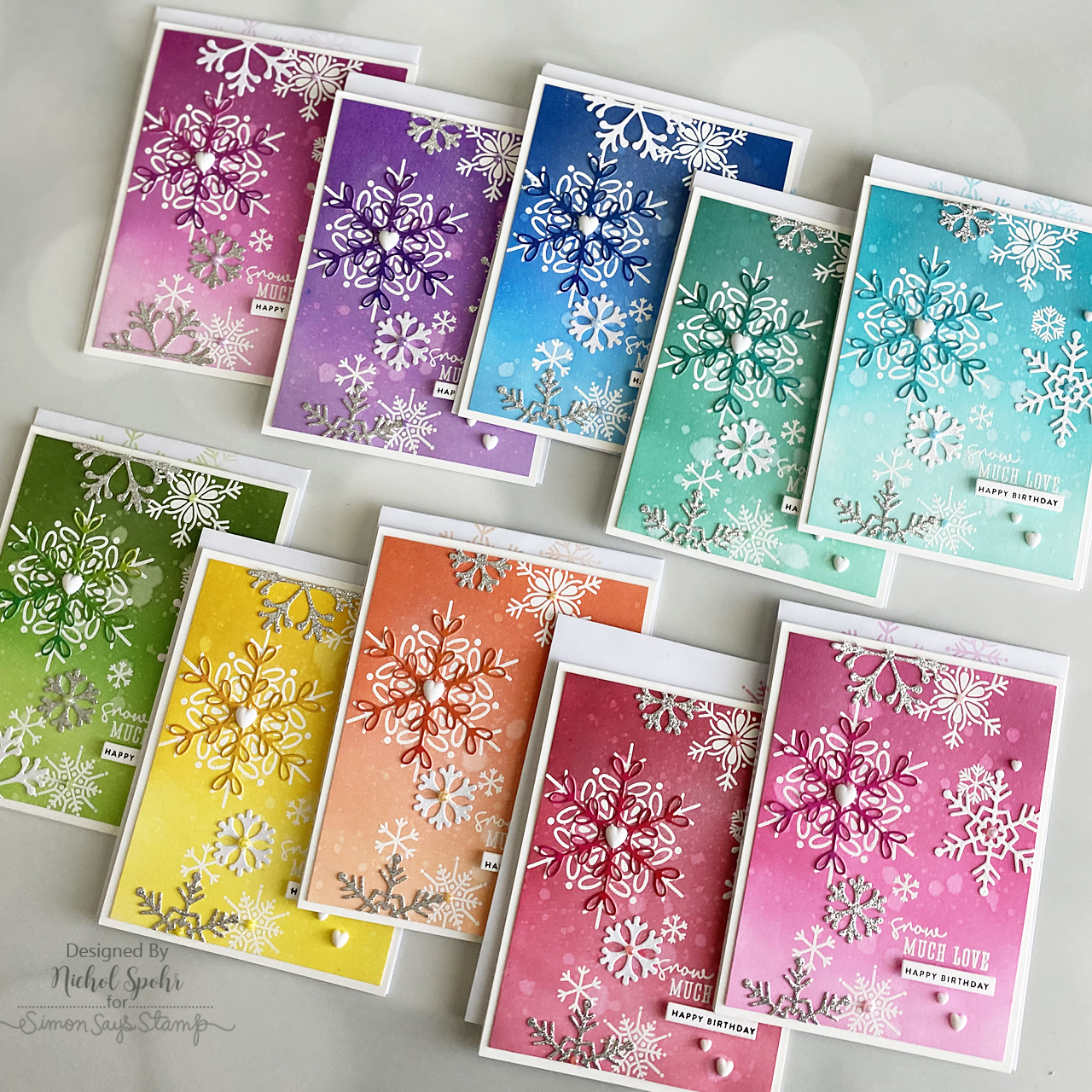 Simon Says Stamp January 2023 Card Kit | Set of 10 Cards & Envelopes ...