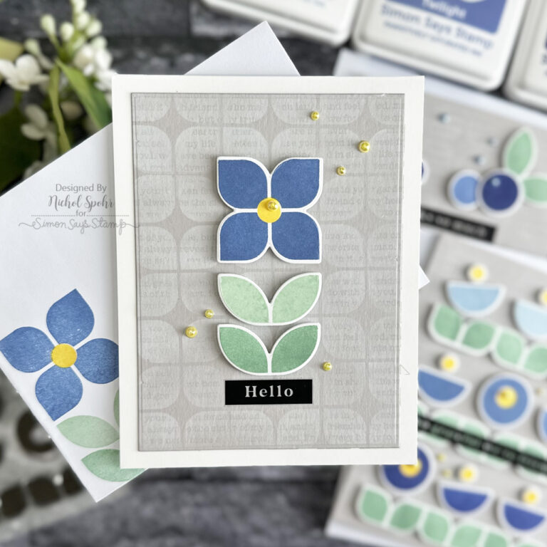 Simon Says Stamp Beautiful Days Blog Hop Day 1 | Geo Flowers Cards with ...