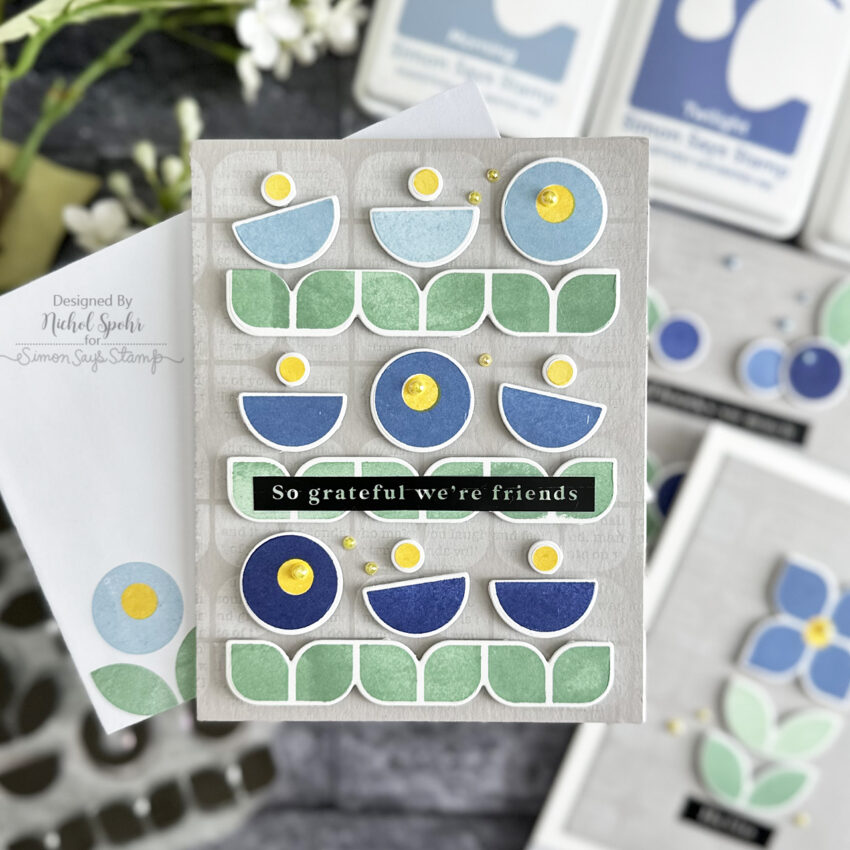 Simon Says Stamp Beautiful Days Blog Hop Day 1 | Geo Flowers Cards with ...