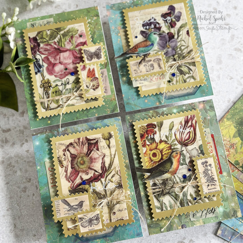 HOW TO: Easy Collage Cards with the Simon Says Stamp March 2024 Card ...