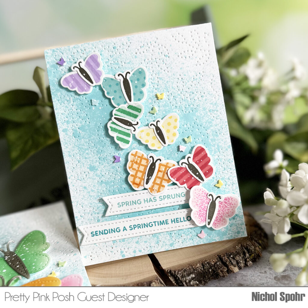 Rainbow Butterflies, Two Ways (Pretty Pink Posh March 2024 Release ...