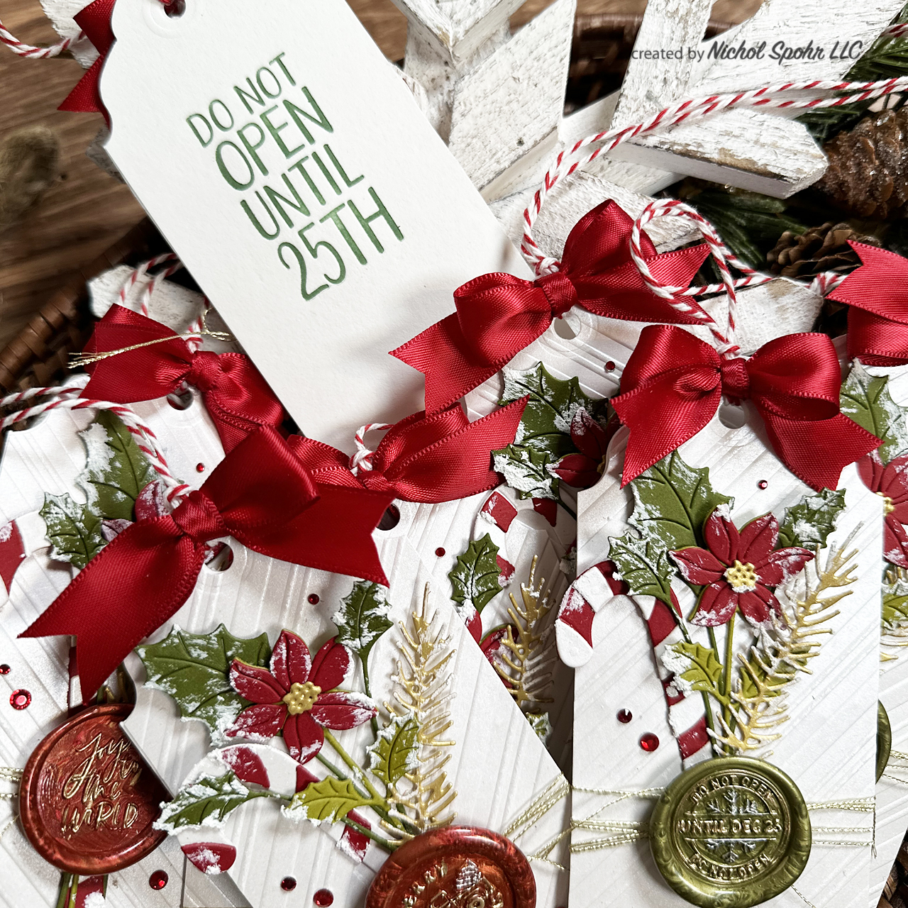SEAL Your Christmas Gifts with ELEGANT Wax Seal Tags! (Handmade Holiday ...