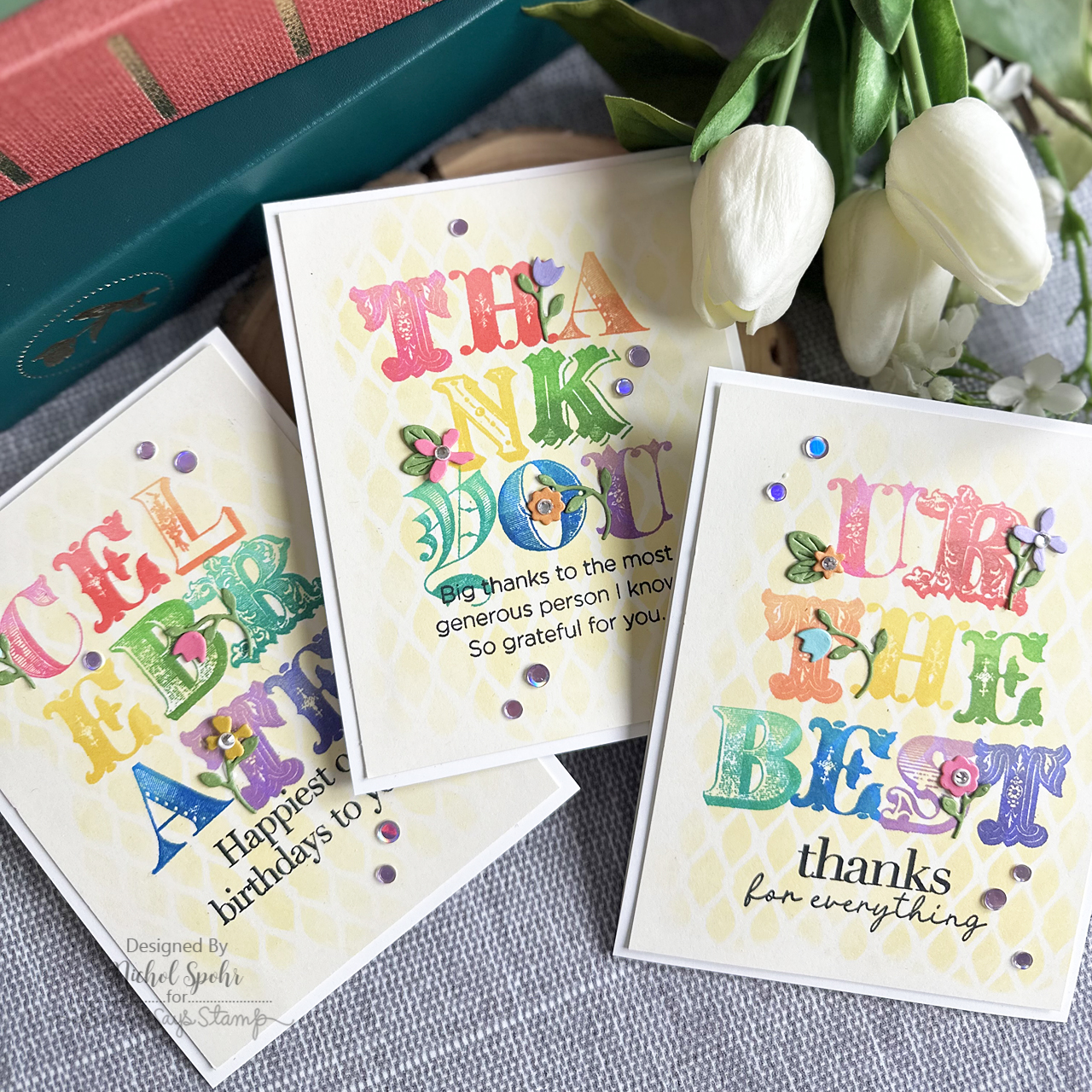 Discover the MAGIC of RAINBOW SENTIMENT CARDS! (Simon Says Stamp You ...