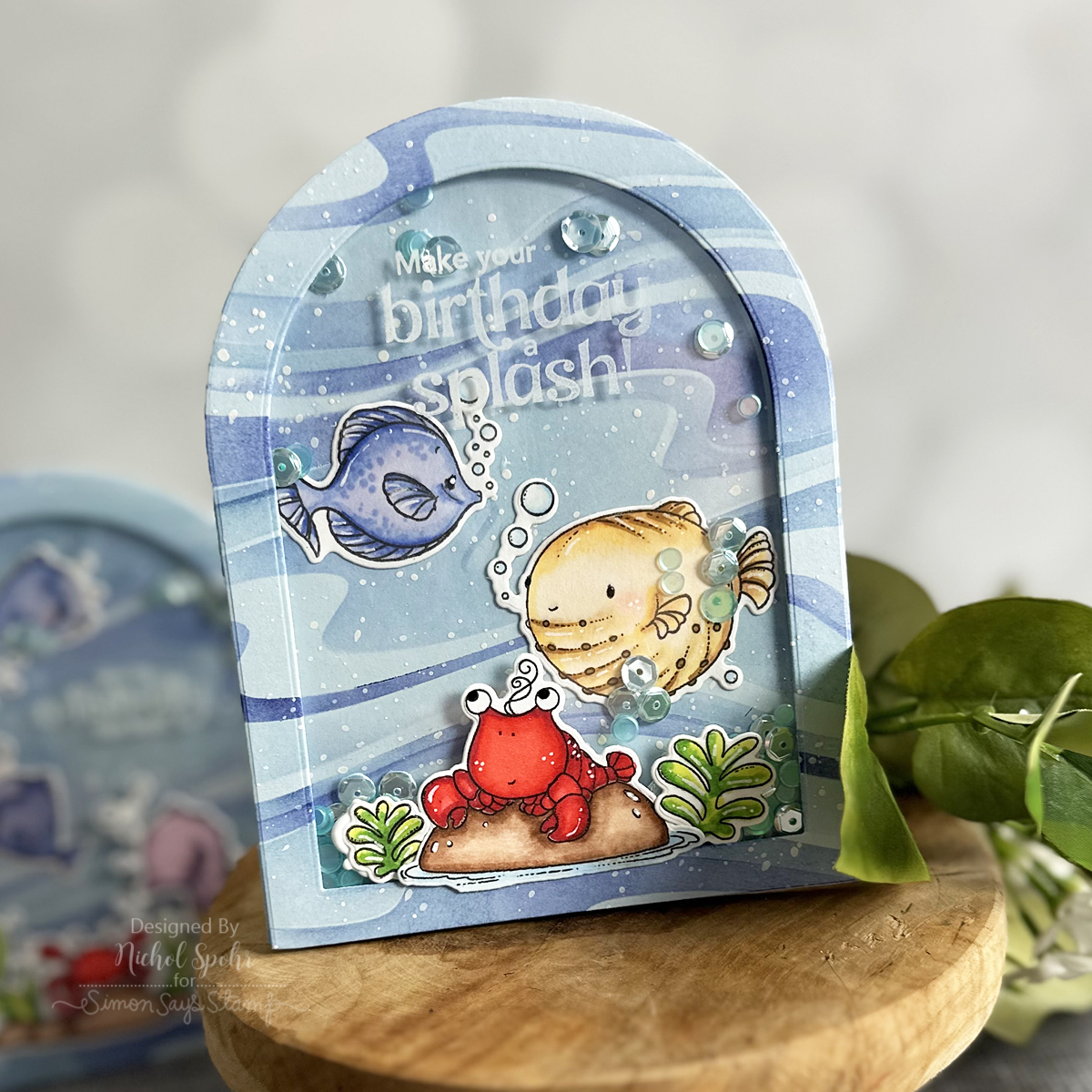 SEAMLESS Shaker Cards that WOW! – Nichol Spohr LLC