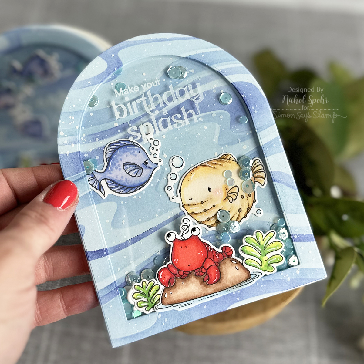 SEAMLESS Shaker Cards that WOW! – Nichol Spohr LLC